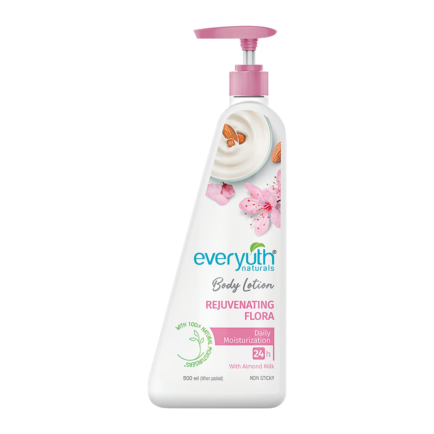 Everyuth Naturals Body Lotion Rejuvenating Flora| Non- Sticky|24 hr Mo ...
