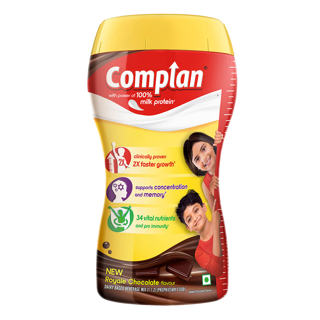 Complan Nutrition Drink Powder for Children, Royale Chocolate Flavour ...