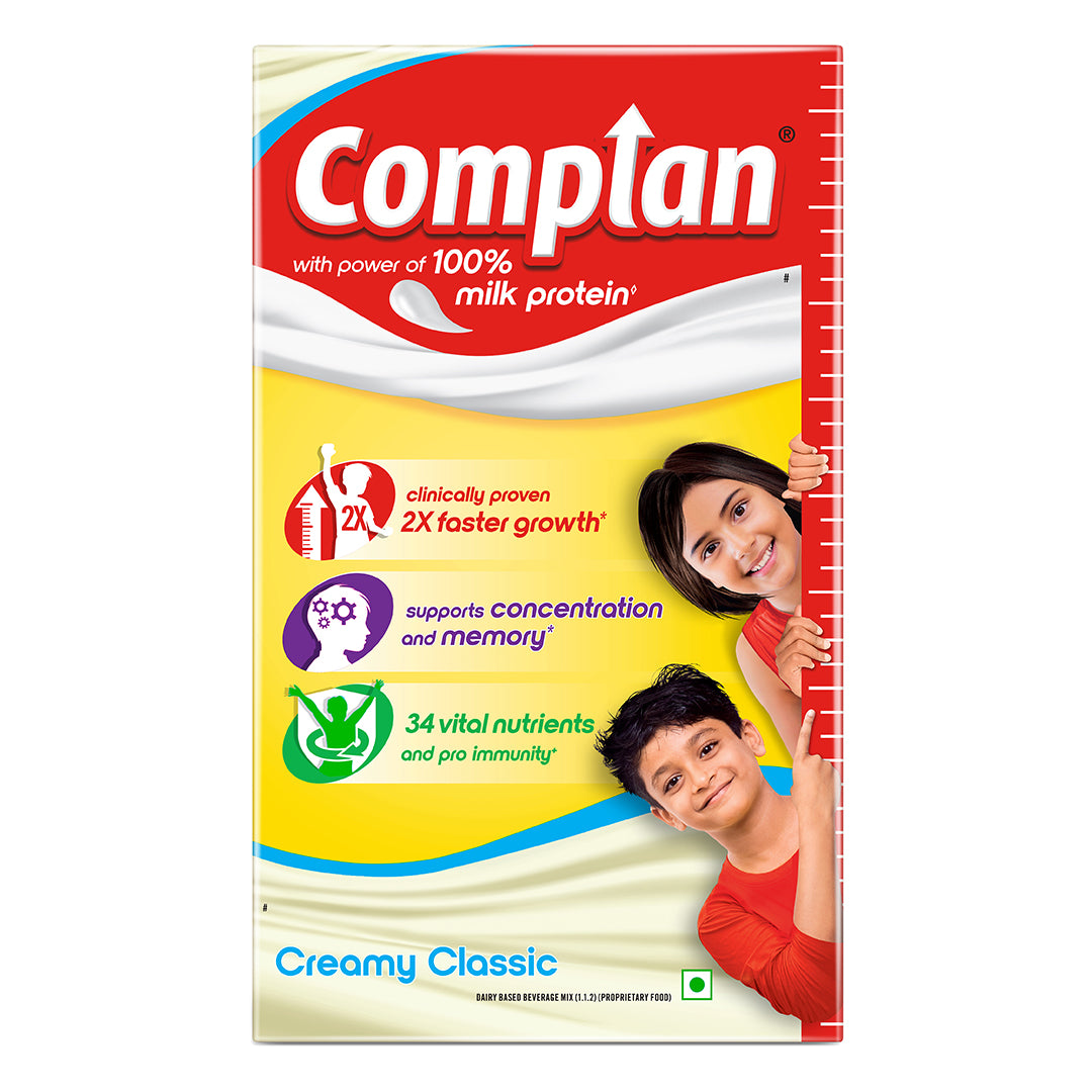 Complan Nutrition Drink Powder for Children, Creamy Classic Flavour, 1 ...