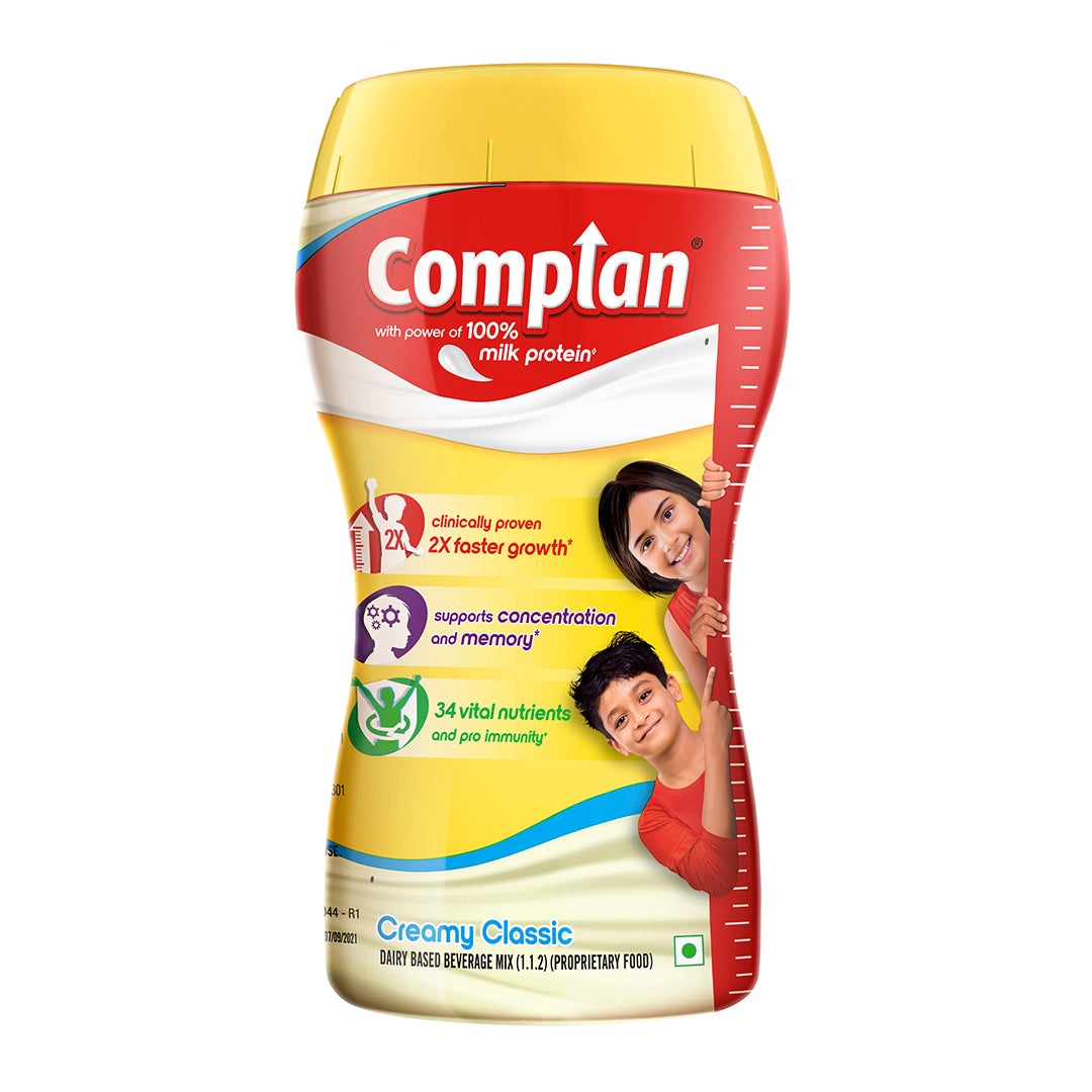 Complan Nutrition Drink Powder for Children, Creamy Classic Flavour, 5 ...